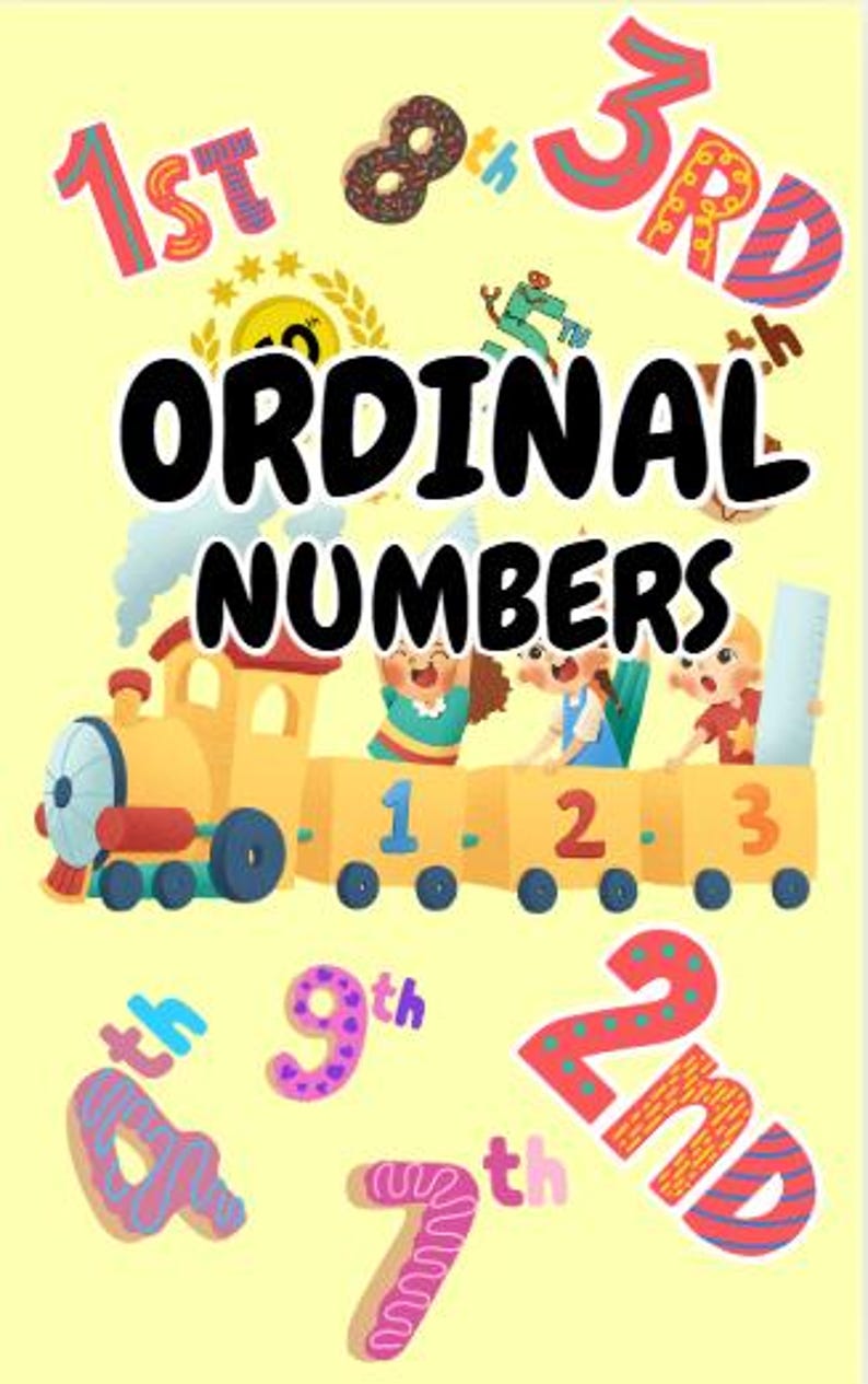 ORDINAL NUMBERS (1-20) - Etsy