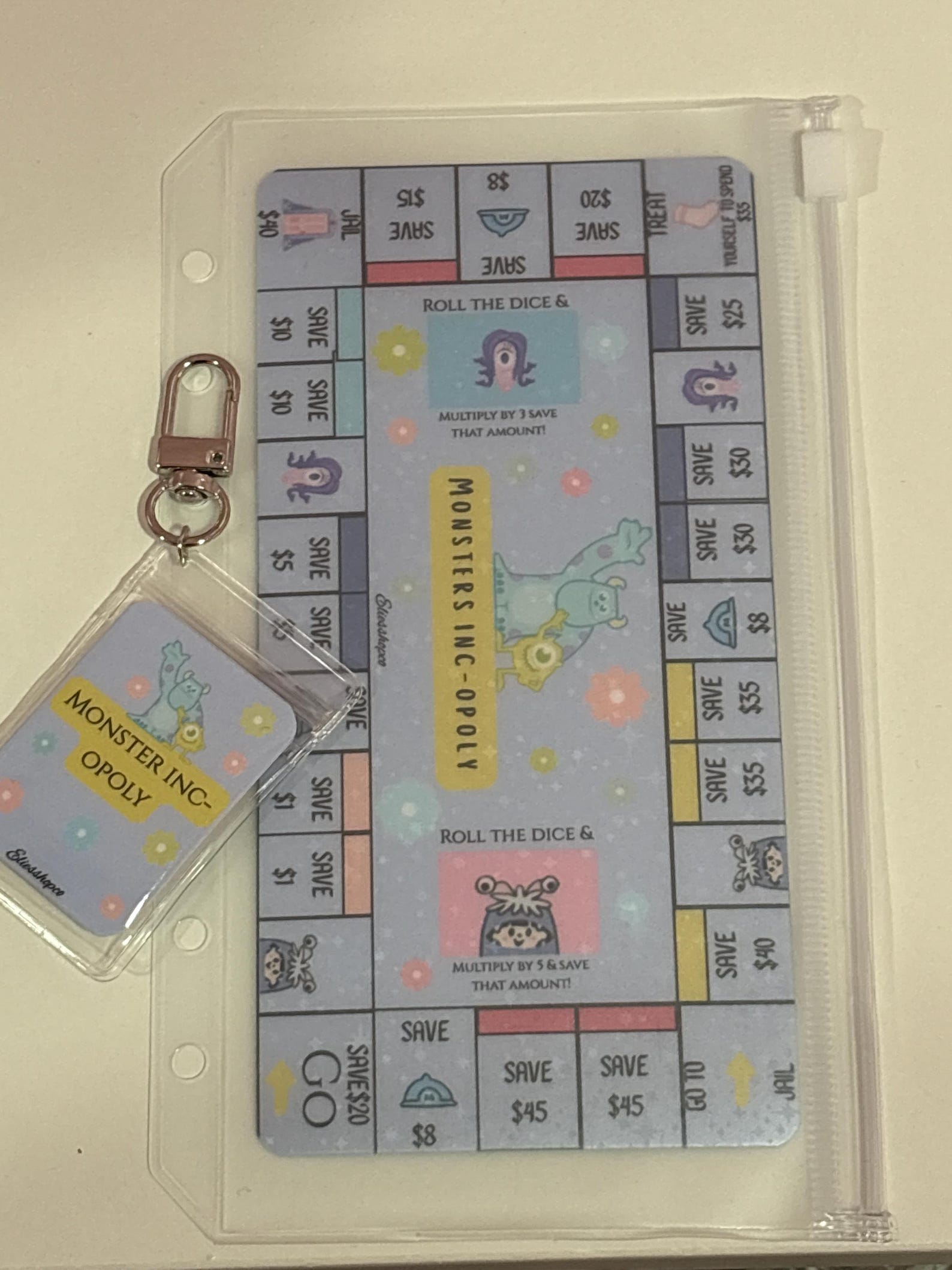 Save-opoly Savings Challenge With Charm - Etsy