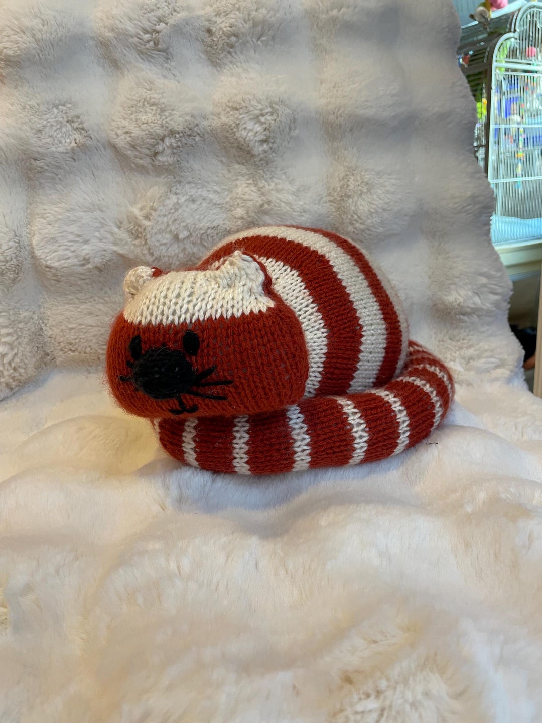 Hand Knitted, Soft and Cuddly Parlor Cat - Etsy