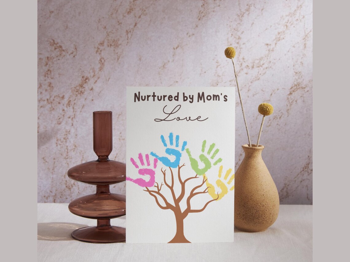 Mother's Day Handprint Art | Tree Handprints | Gift for Her | Done for ...