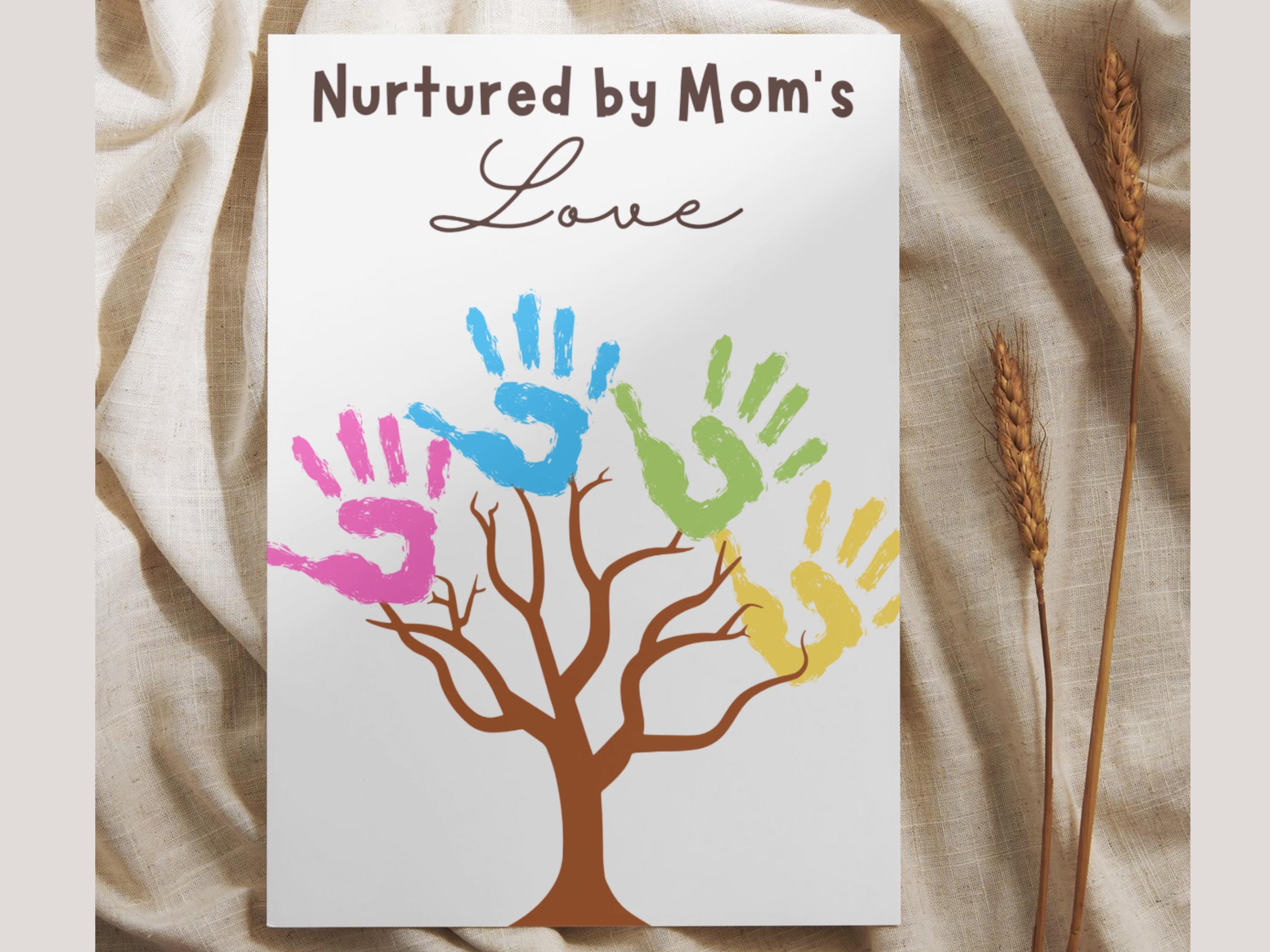 Mother's Day Handprint Art | Tree Handprints | Gift for Her | Done for ...