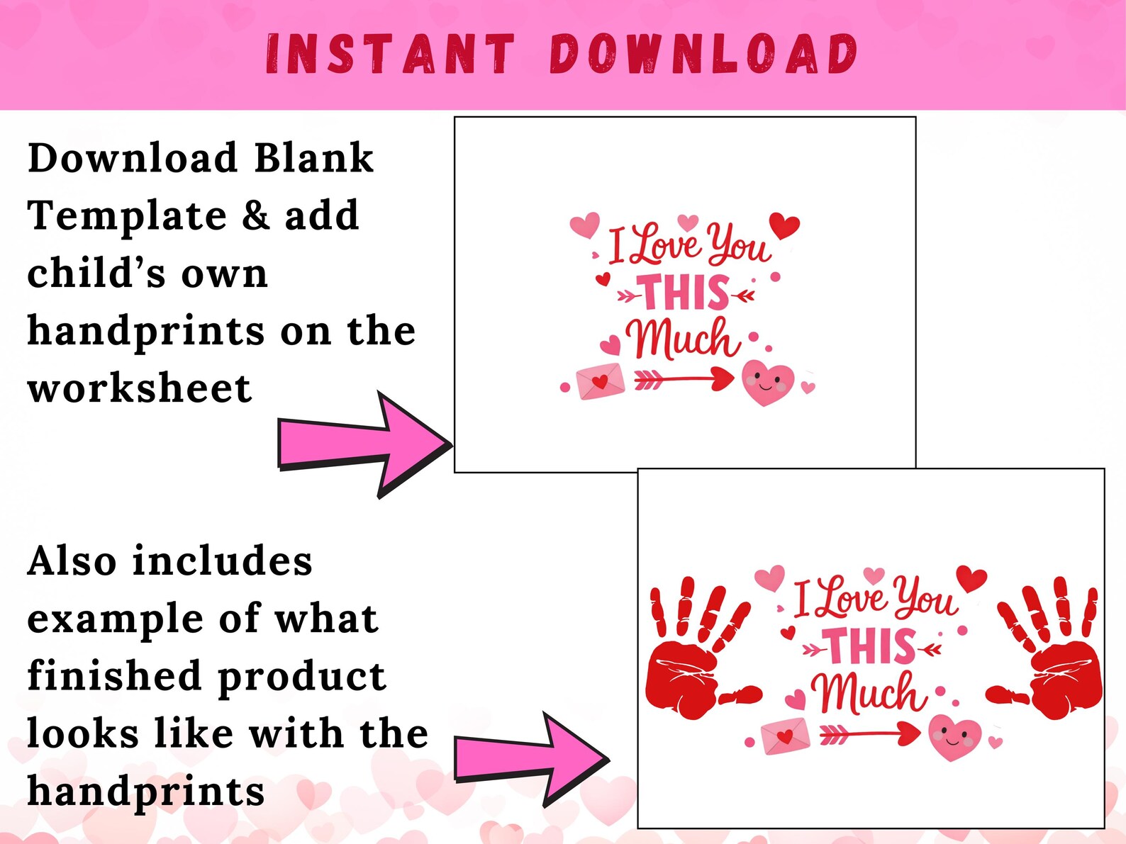 DIY Valentine Gift | Valentine Handprint Craft for Kids | Preschool ...