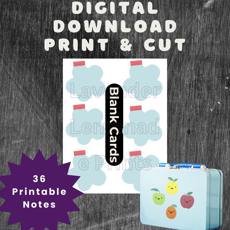 Printable Lunch Box Notes for Kids | Encouragement Cards | Motivational ...