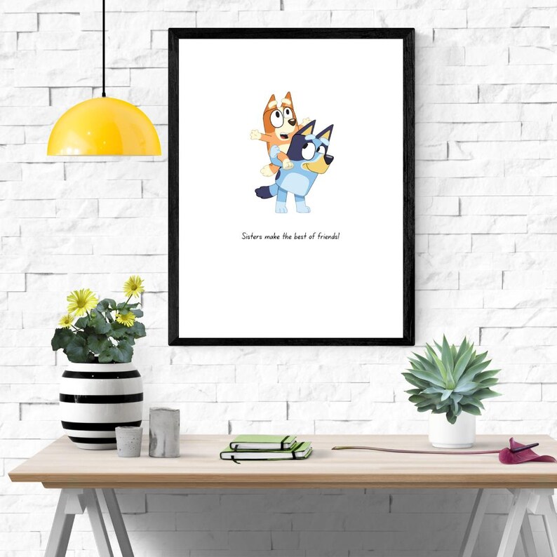 Bluey Wall Decor - Etsy