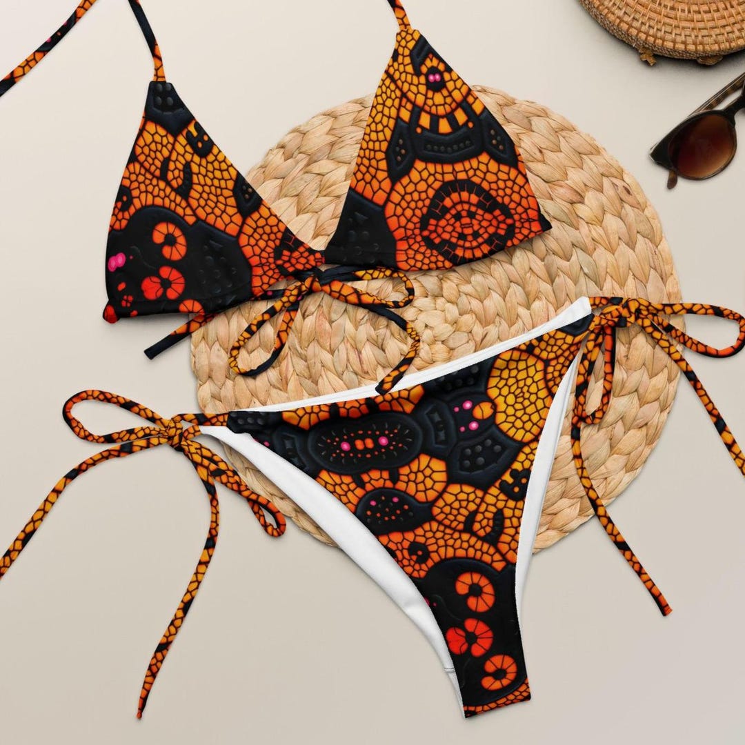 Gila Monster Armor String Bikini - Etsy