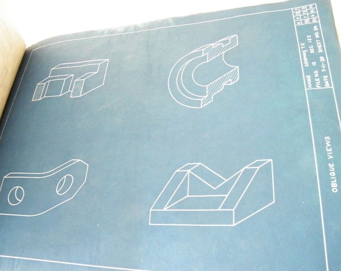 Vintage Engineering Drawings - Etsy