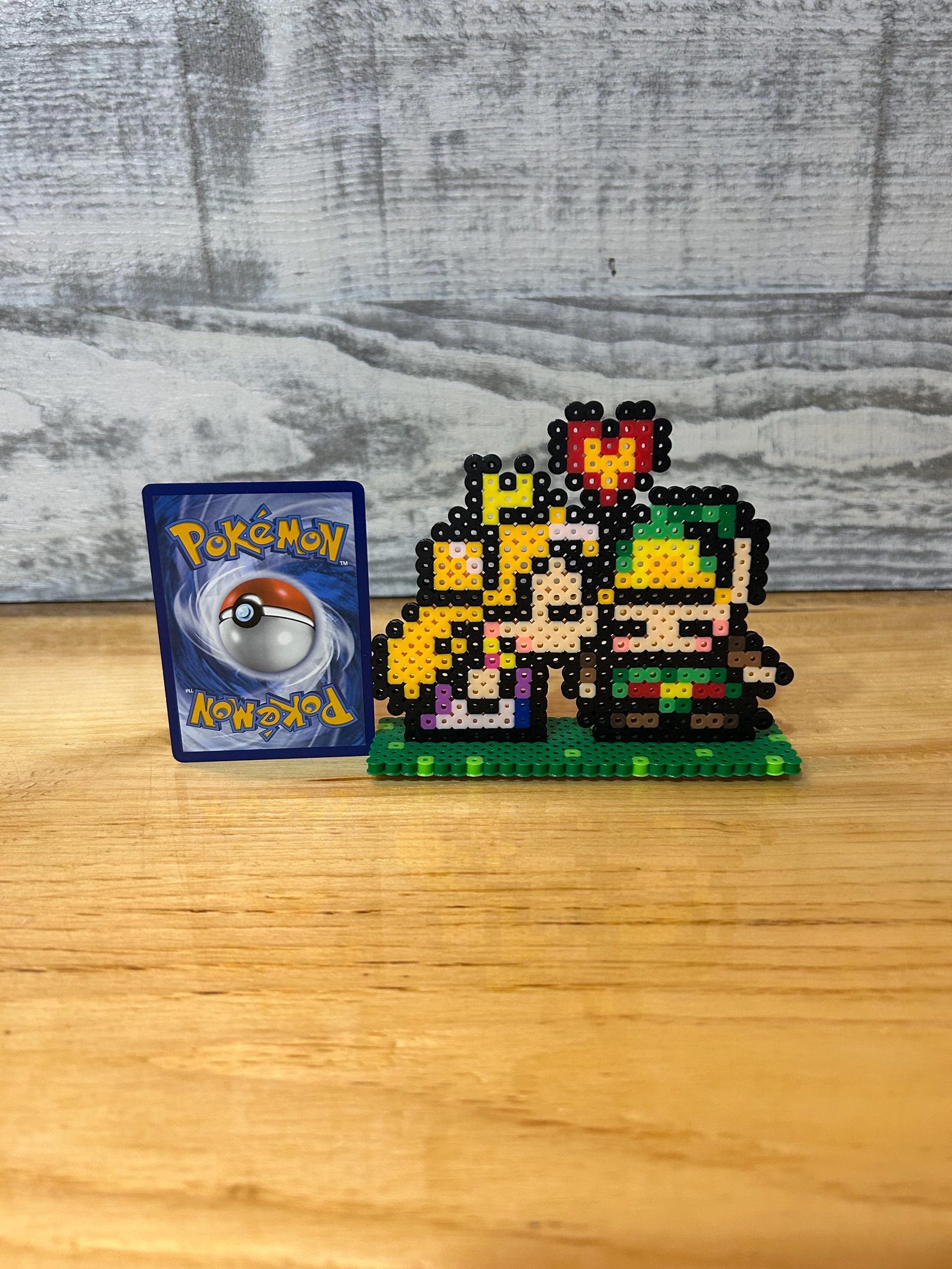 Handmade Link and Zelda Perler Bead Figurine: Pixel Art Display - Etsy