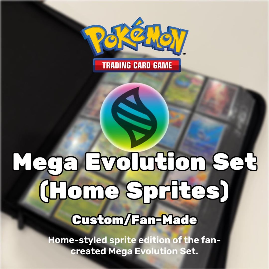 Mega Evolution Pokémon Binder Placeholder – Sprite Edition – Digital ...