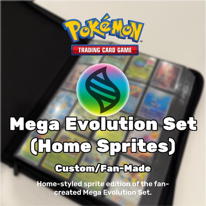 Mega Evolution Binder - Etsy