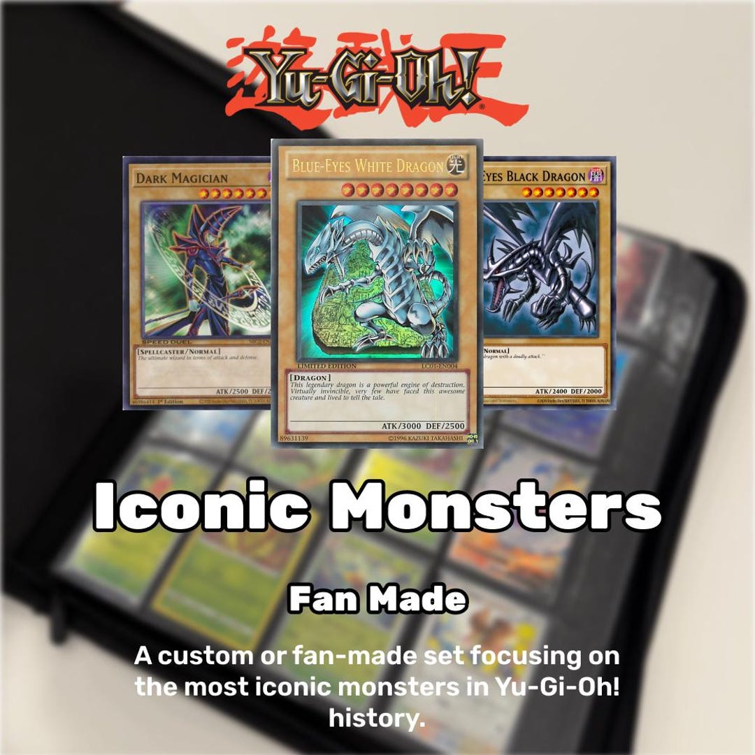 Yu-gi-oh Iconic Monsters Fan Set Binder Placeholder – Yu-gi-oh Logo ...