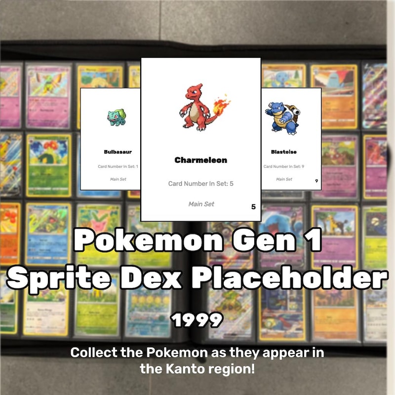 Pokedex Placeholders - Etsy