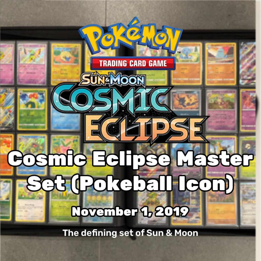 Cosmic Eclipse Pokémon Binder Placeholder – Plain Poké Ball Version ...