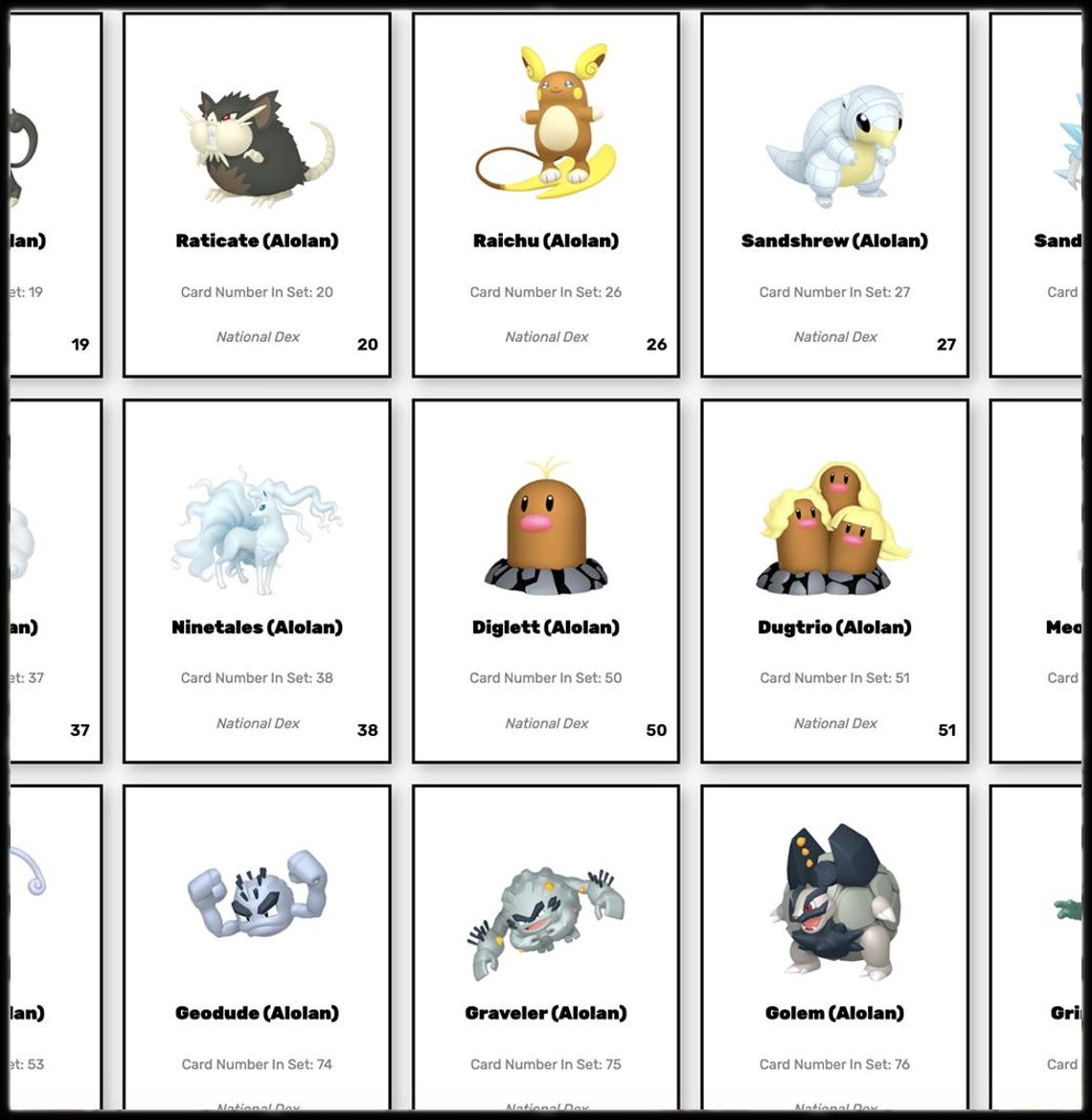 Printable National Dex Pokémon Binder Placeholder Collection ...