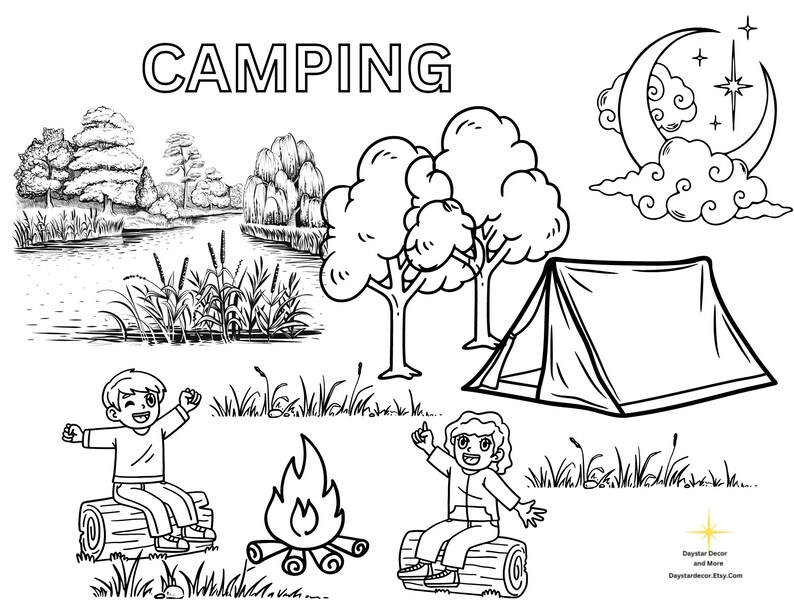 Summer Coloring Book, Summer Fun, Coloring Books for Kids, Coloring ...