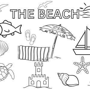 Summer Coloring Book, Summer Fun, Coloring Books for Kids, Coloring ...