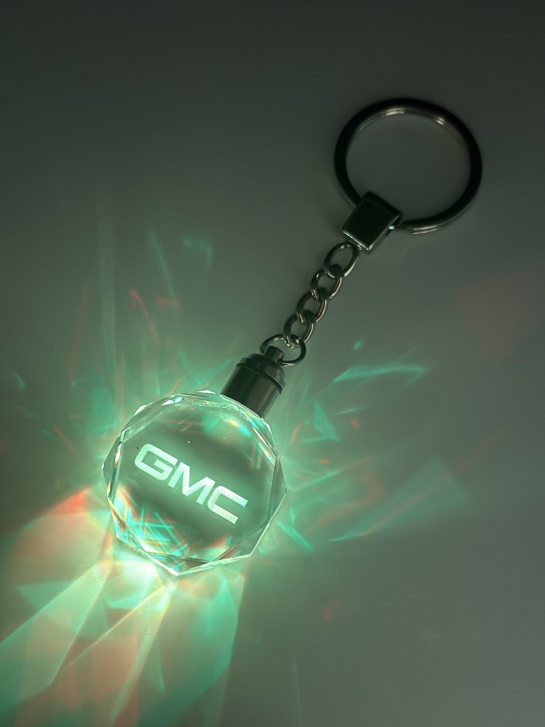 GMC Logo LED Crystal Light Cute Keychain Gift for Car Lovers - Etsy