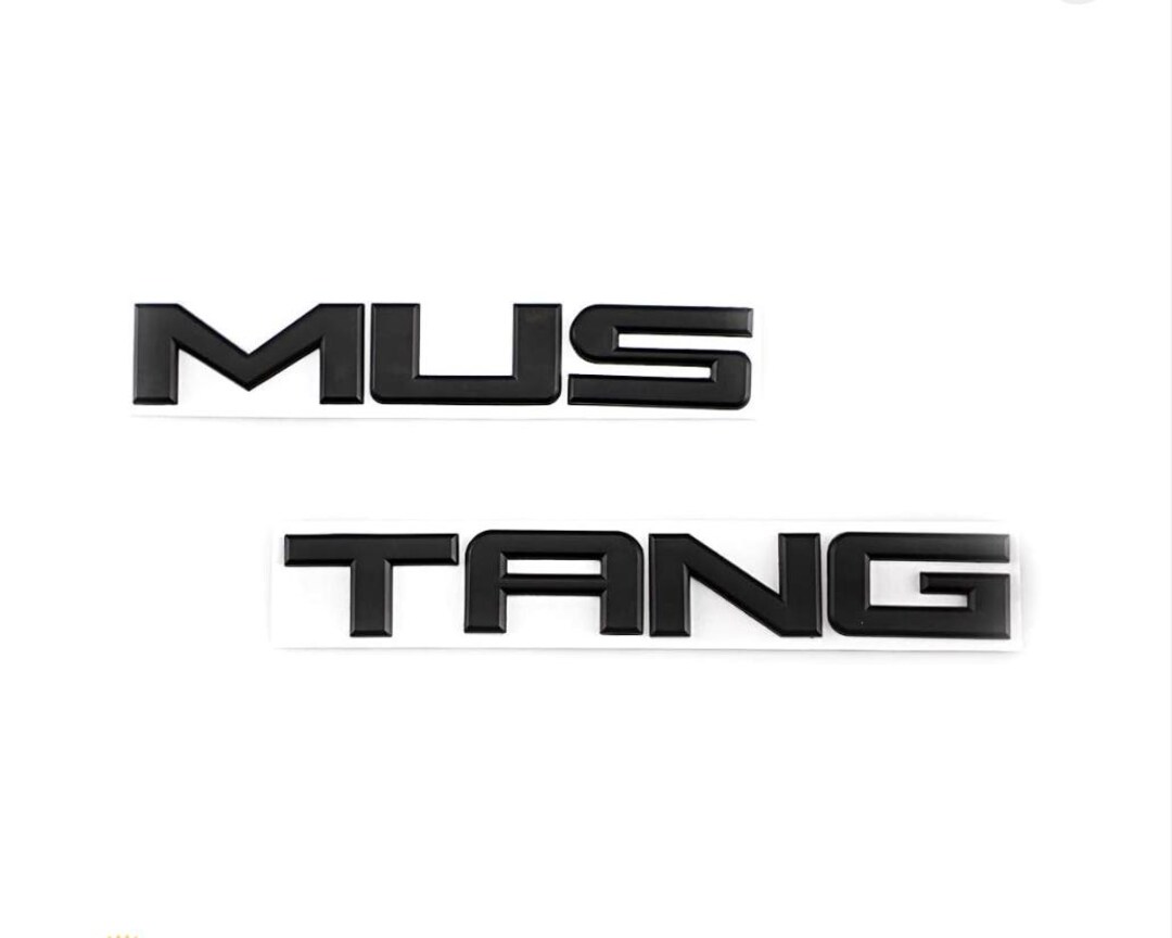 Mustang Emblem Sticker for Ford-1673543891 Matte Black - Etsy