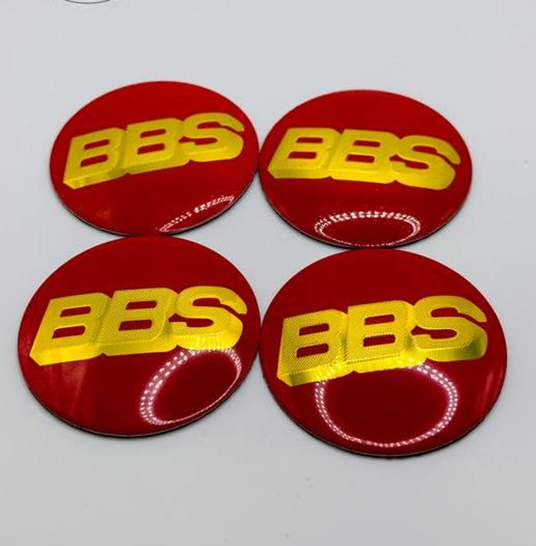 BBS Wheel Center Cap Stickers 56mm or 65mm Stylish & Durable BBS ...