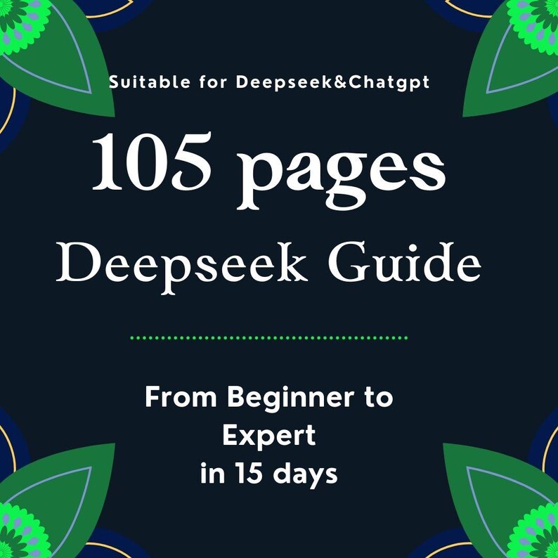 Deepseek PDF: Beginner to Expert - Etsy