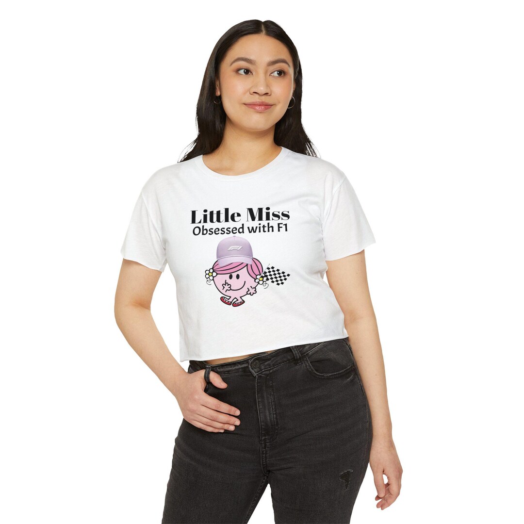 Little Miss Obsessed With Formula 1 Ladies Crop Top Tee - Etsy
