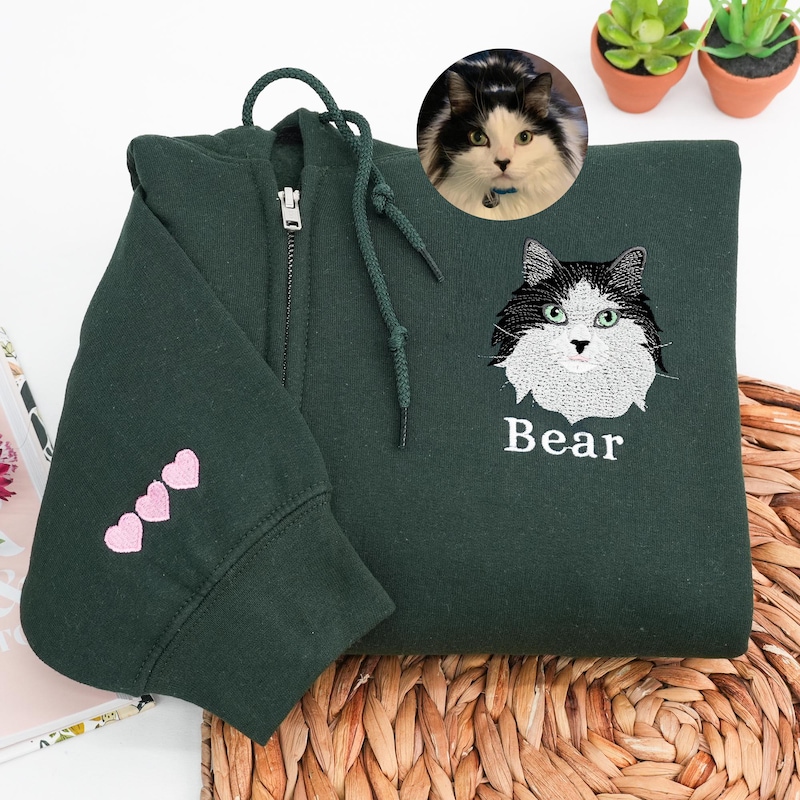 Pet Custom Zip Up - Etsy