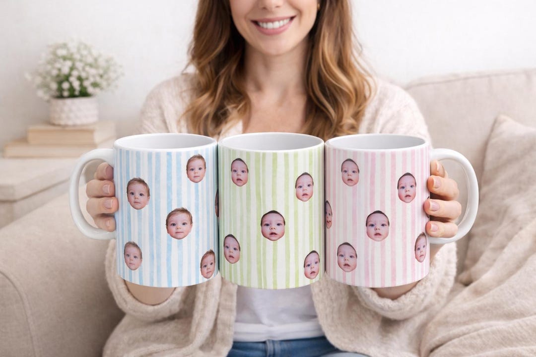 Photo Mug, Custom Baby, Mommy Mugs, Grandma Present, Newborn, Baby ...