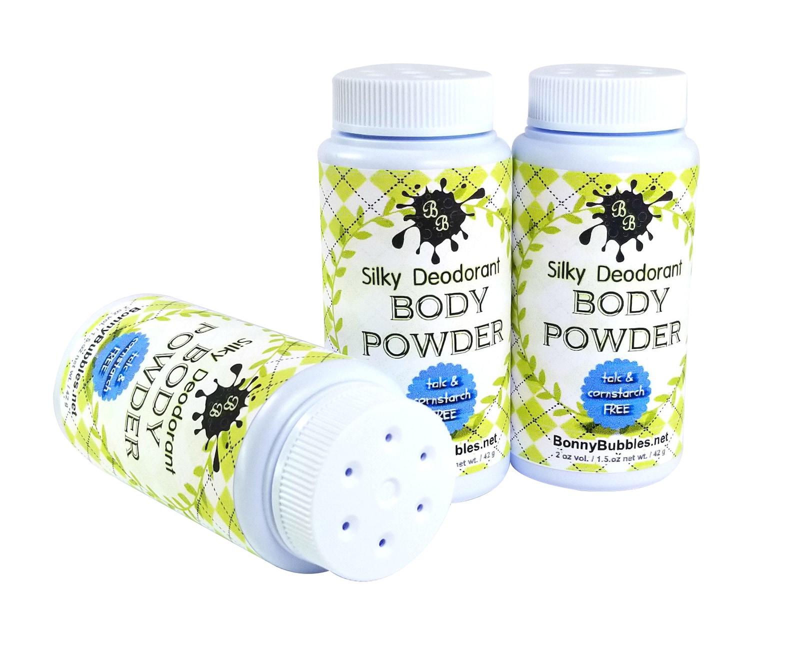Body Powder Trio 3 Pack Gift Set Talc Free Cornstarch Free - Etsy