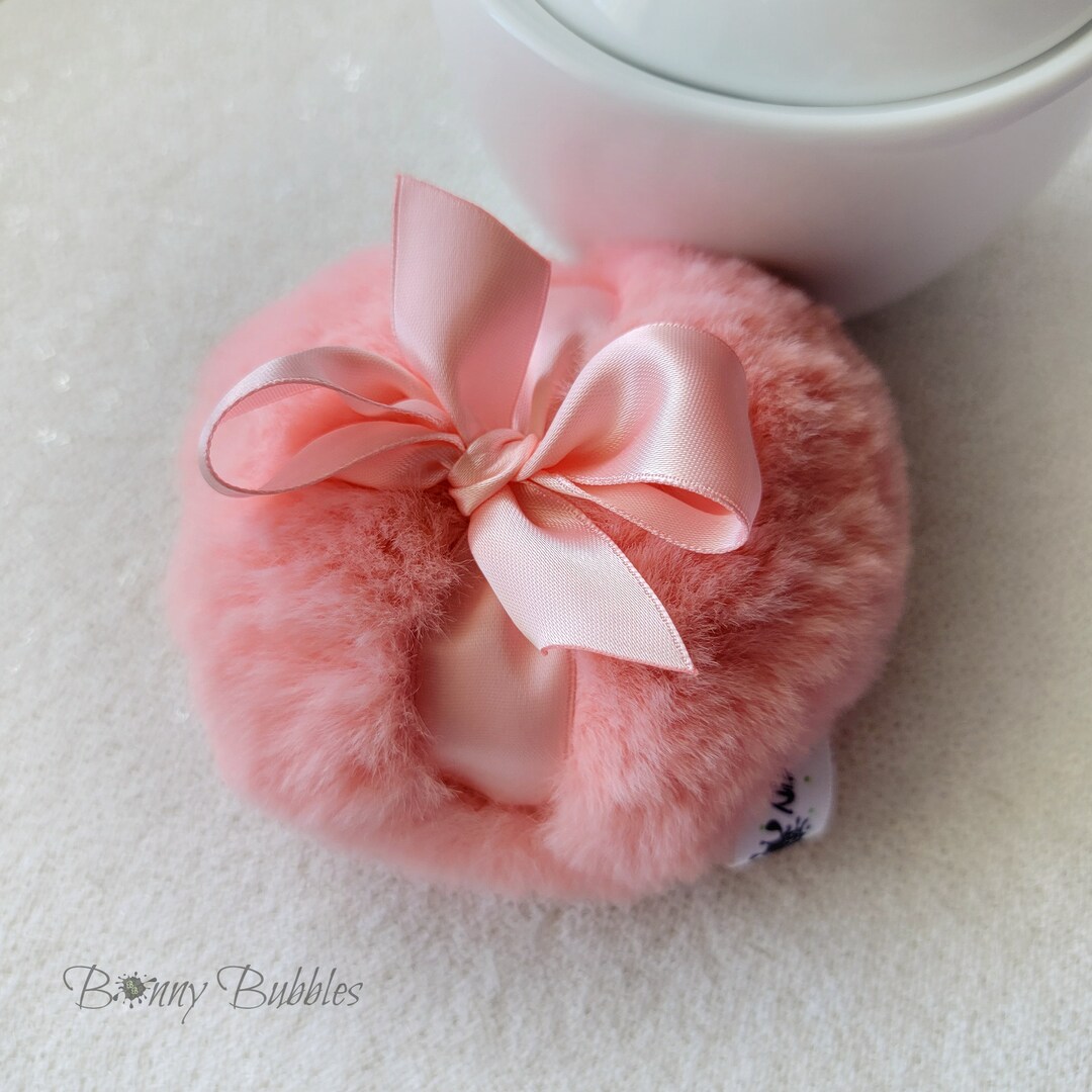 Body Powder Puff, to Apply Dusting Powder Coral Color, Soft Pouf Gift ...