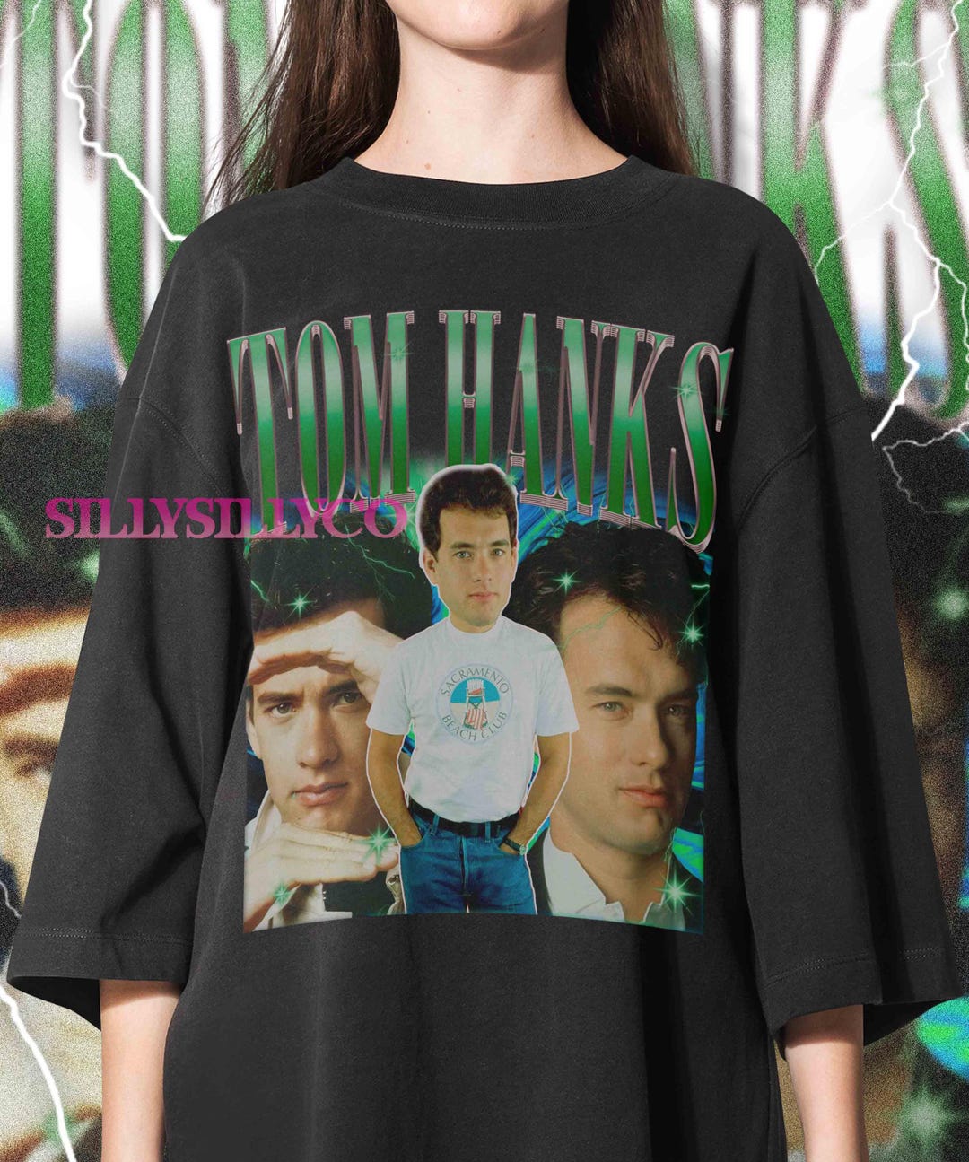 YOUNG TOM HANKS Vintage 90 Shirt | Tom Hanks Homage Shirt, Gift for ...