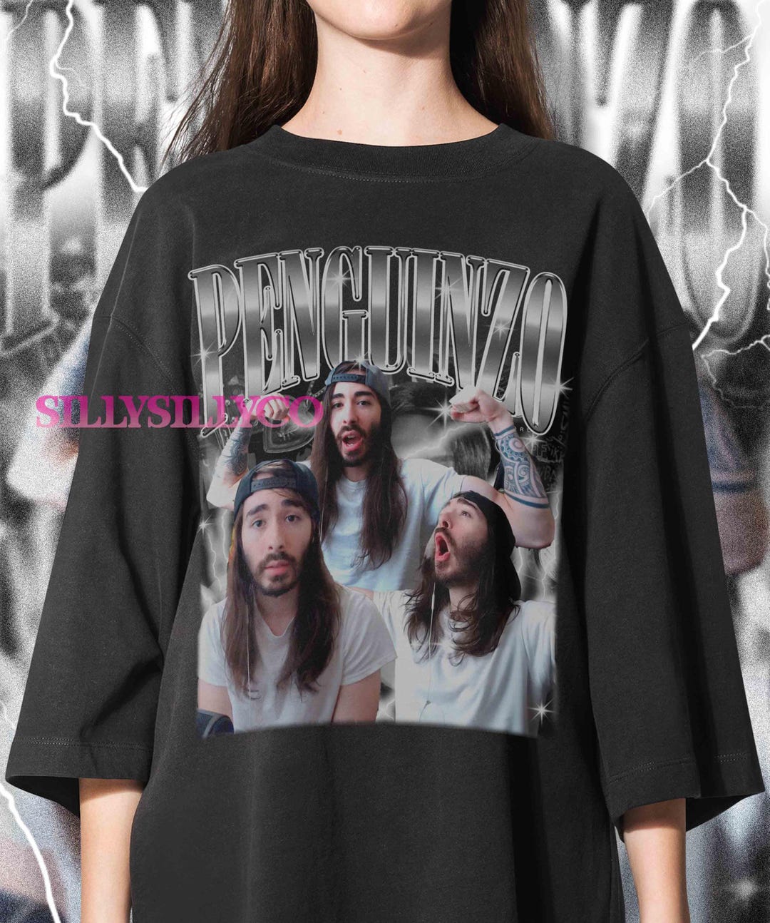Retro Penguinz0 T-shirt – Moistcr1tikal, Charles White Tee - Etsy