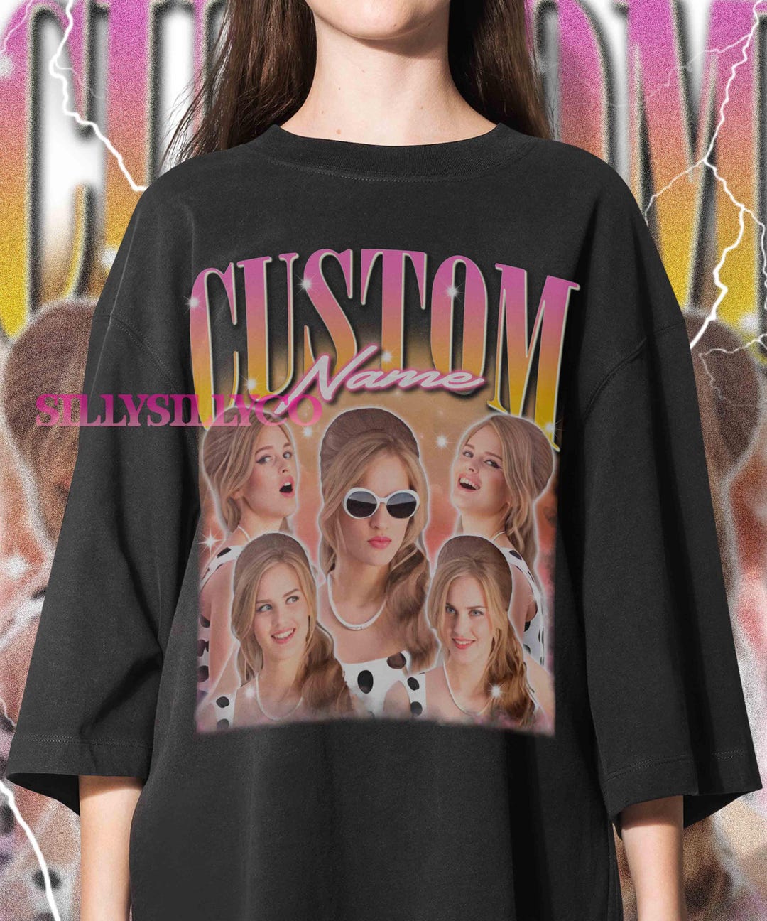 Retro Custom Bootleg Rap Tee, Custom bootleg shirt, Custom Photo TShirt ...