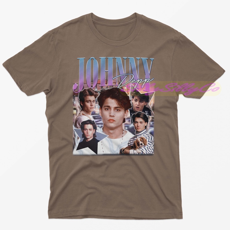 Johnny Depp Vintage Graphic Tee, Retro Fan Shirt - Etsy