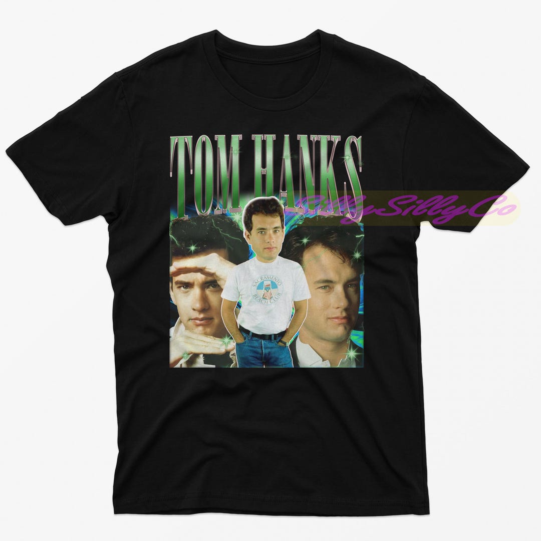 YOUNG TOM HANKS Vintage 90 Shirt | Tom Hanks Homage Shirt, Gift for ...