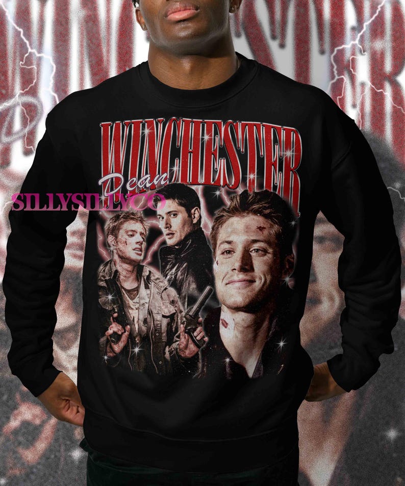 Maglietta DEAN WINCHESTER, maglietta Supernatural Dean Winchester ...