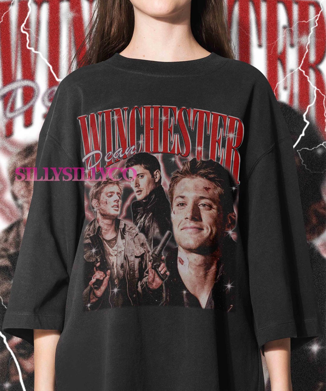 Maglietta DEAN WINCHESTER, maglietta Supernatural Dean Winchester ...