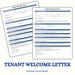Tenant Welcome Letter - Editable Template for Property Managers and ...