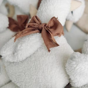 Soft Plush Goose With Rustic Bow – Handmade Cozy Cuddle Toy - Etsy