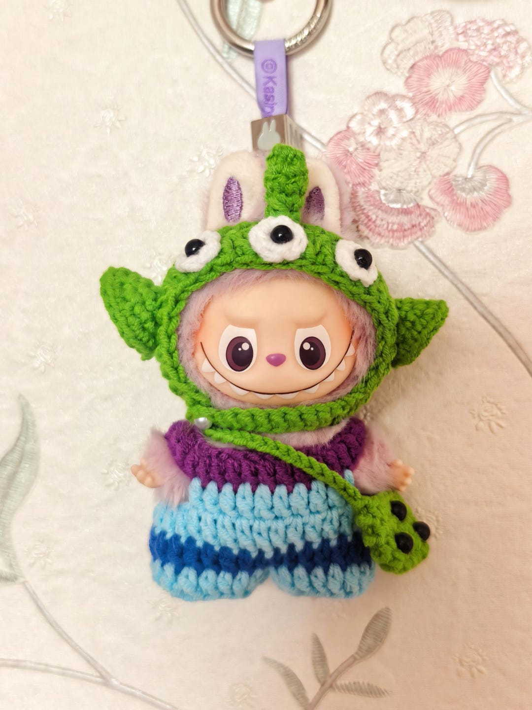 Handmade Crochet Alien Labubu Outfit | Cute Cosplay Costume | Labubu ...