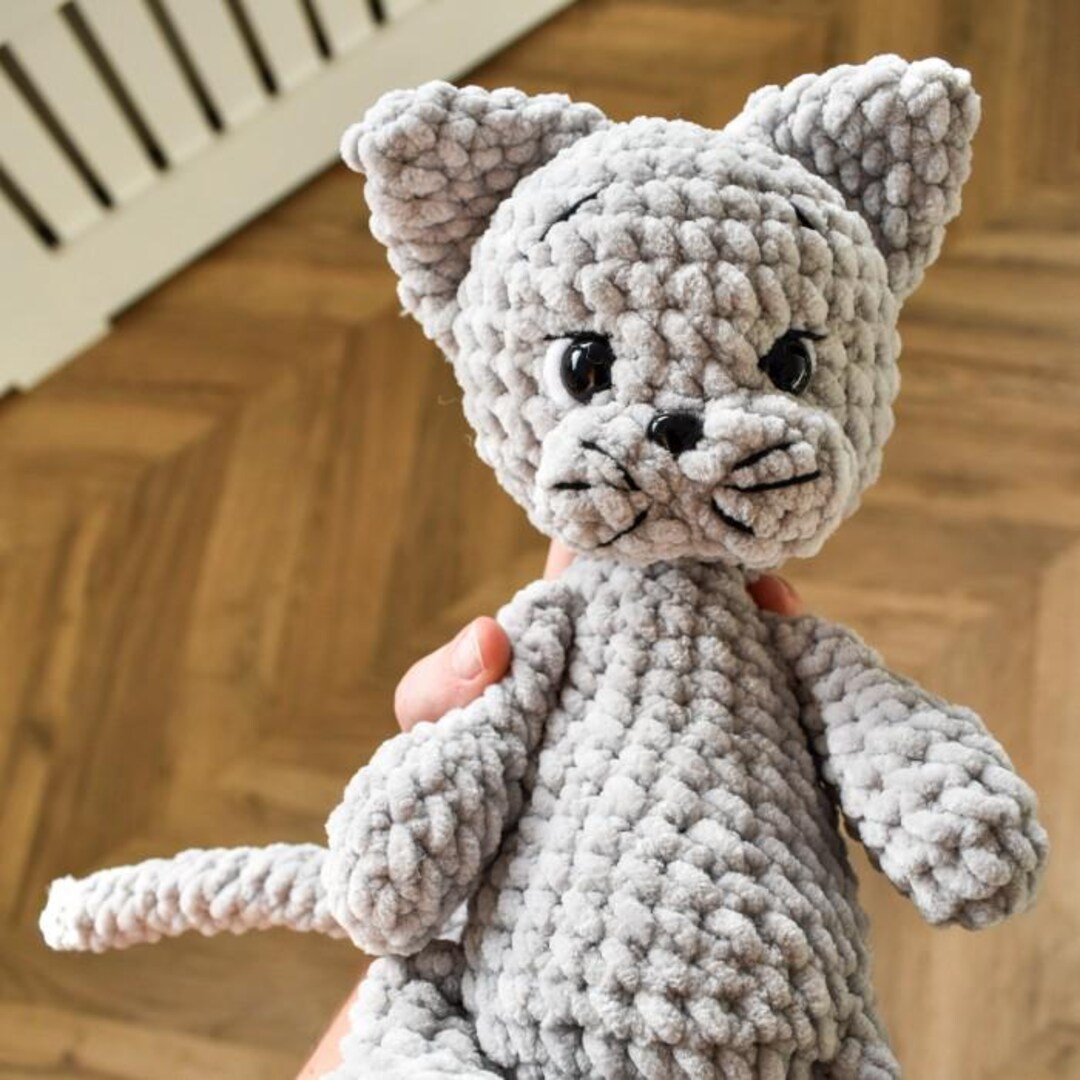 Crochet Cat Plush Pattern | Amigurumi Kitty PDF Pattern | Beginner ...