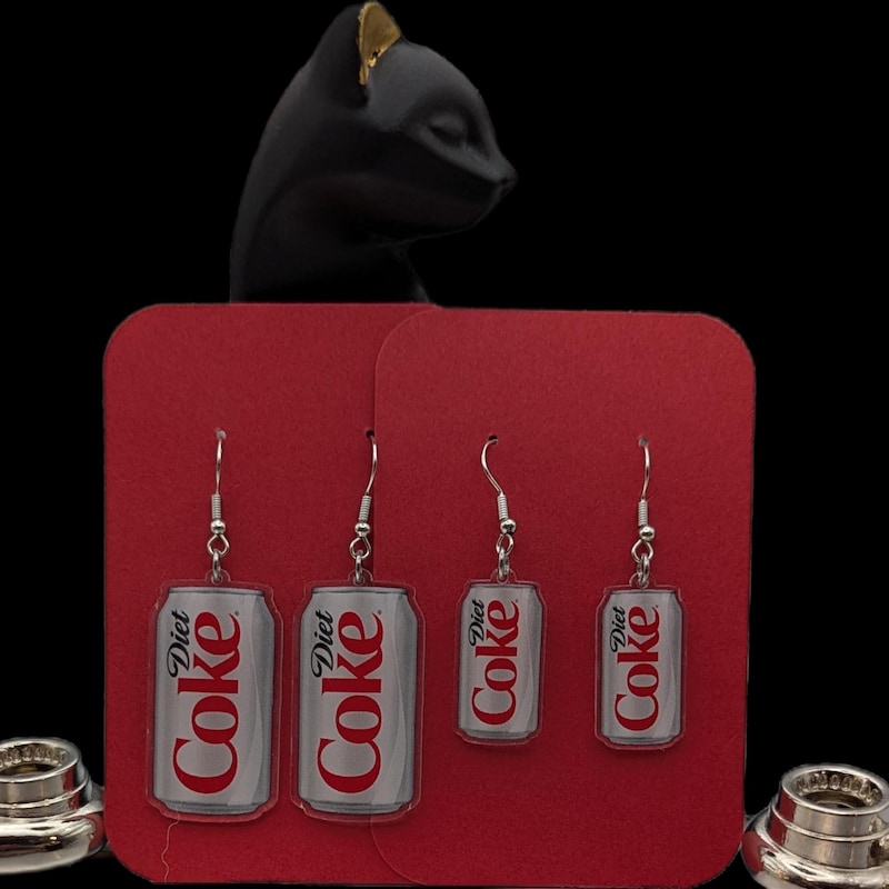 Dangle Diet Coke Earrings - Etsy