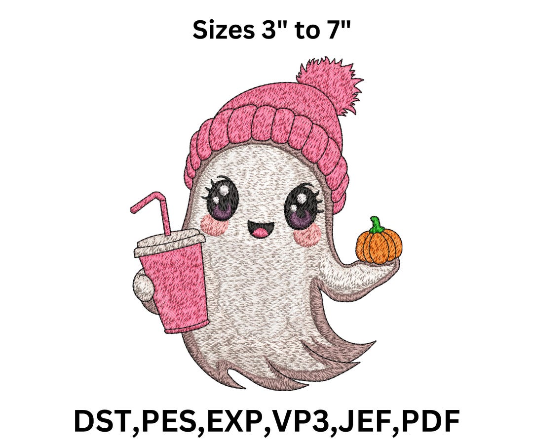 Halloween Boo Embroidery Design, Spooky Season Machine Embroidery Files ...