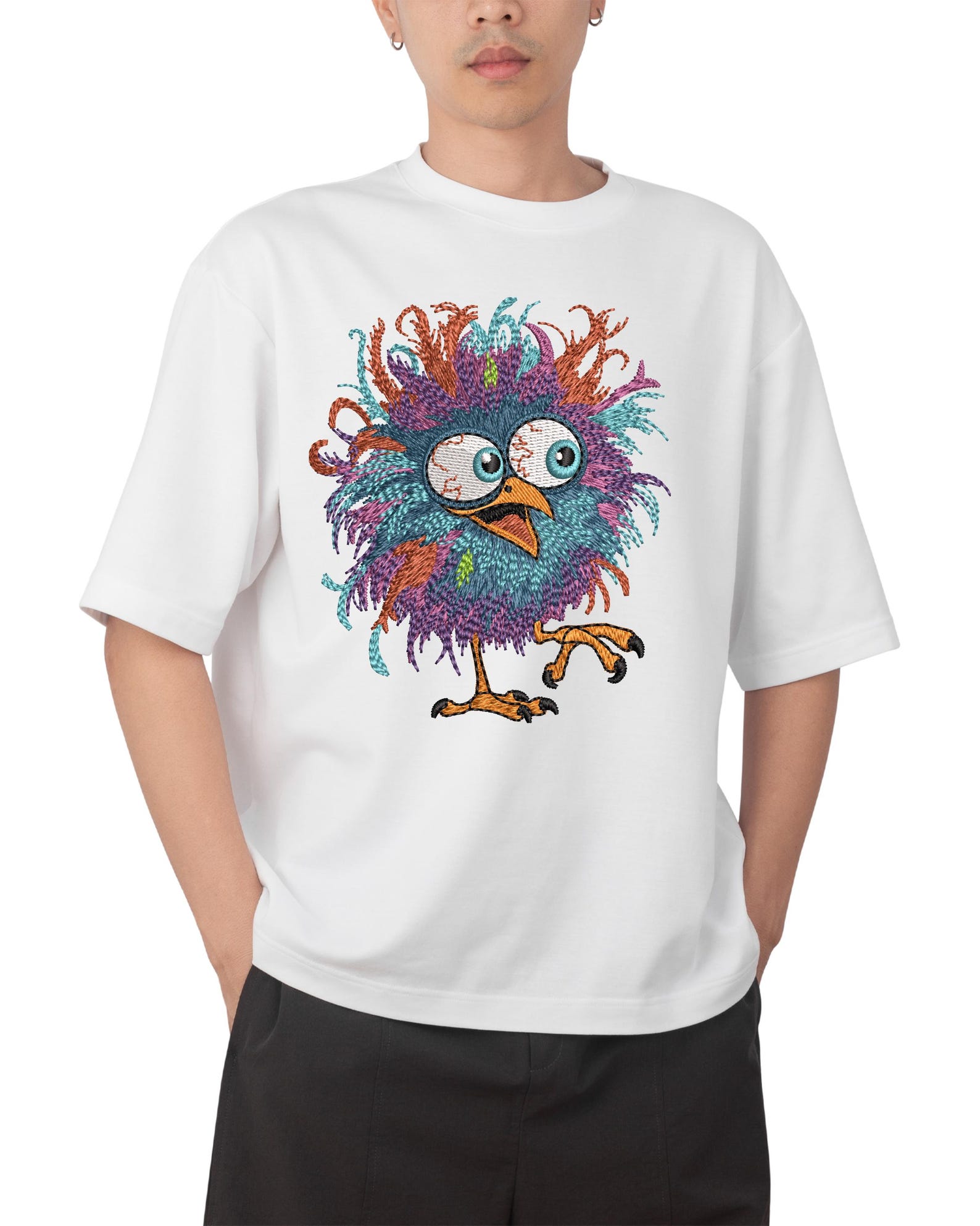 Funny Bird Embroidery Design, Machine Embroidery Pattern, 9 Sizes ...