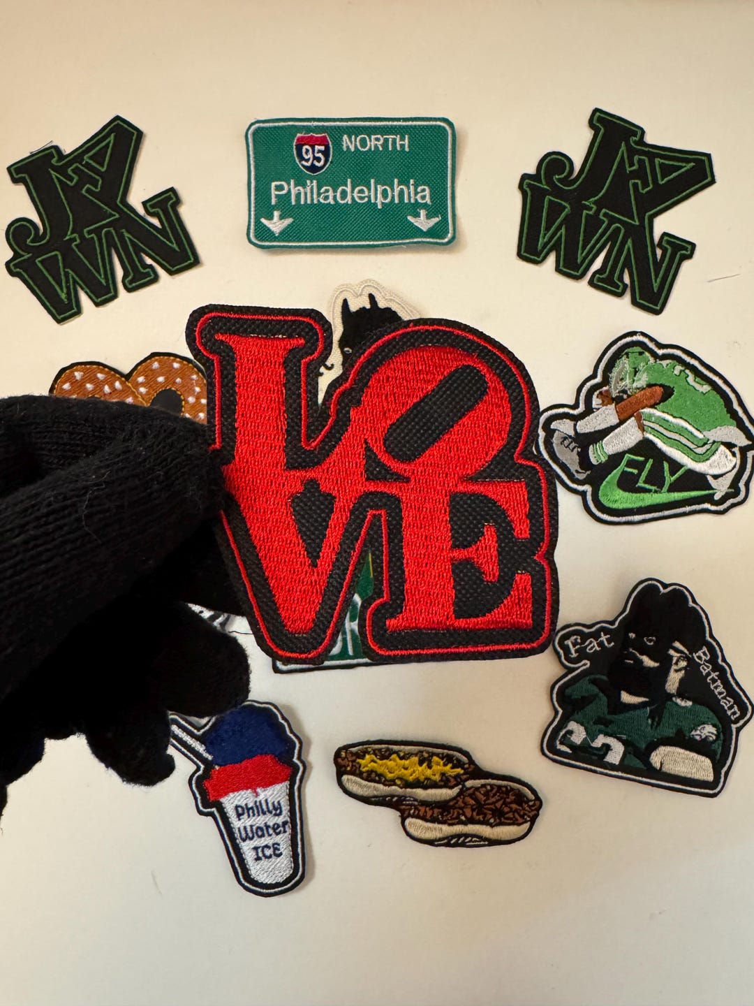 Love Sign 1PC 3x3 Patch ,philadelphia,brotherly Love Sign Patch,custom ...
