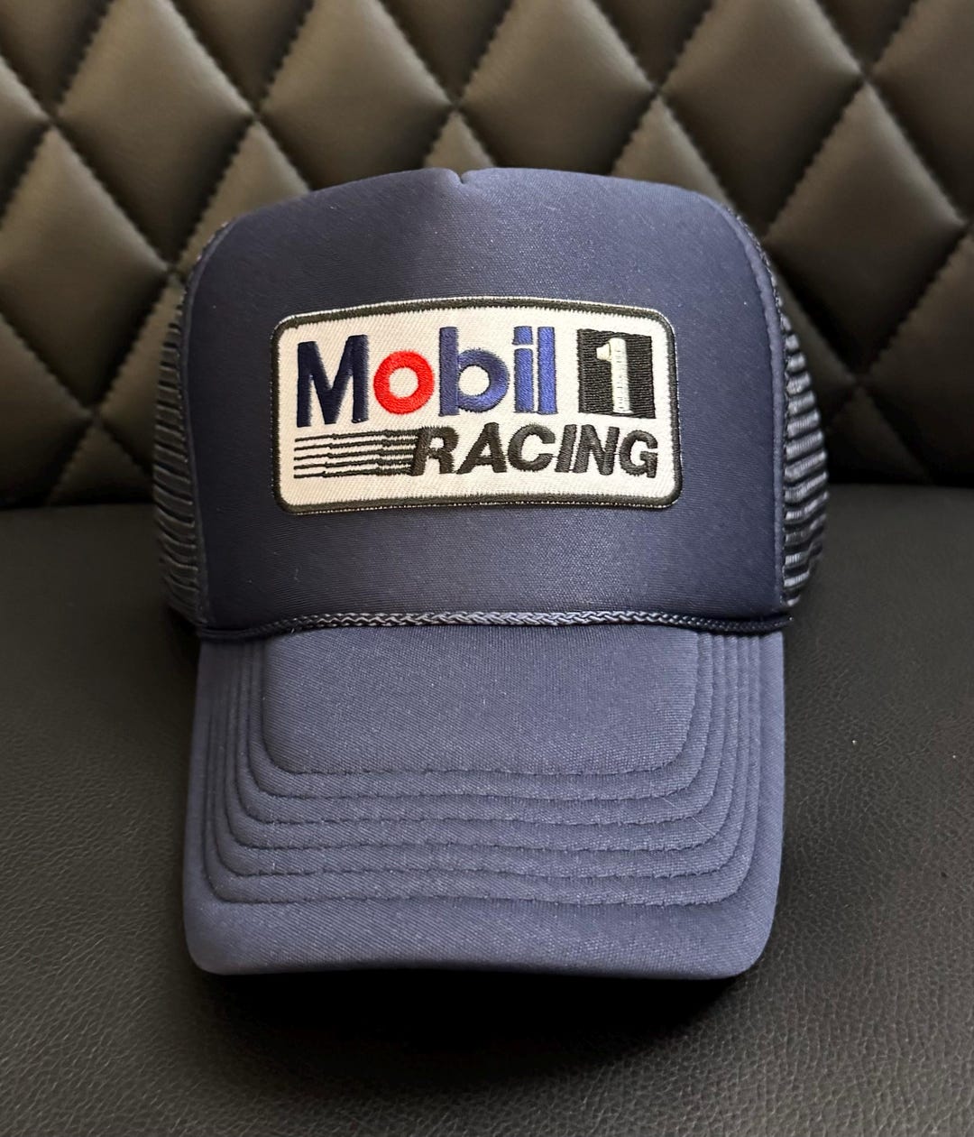Vintage Patch Trucker Hat - Mobil 1 Racing - Etsy