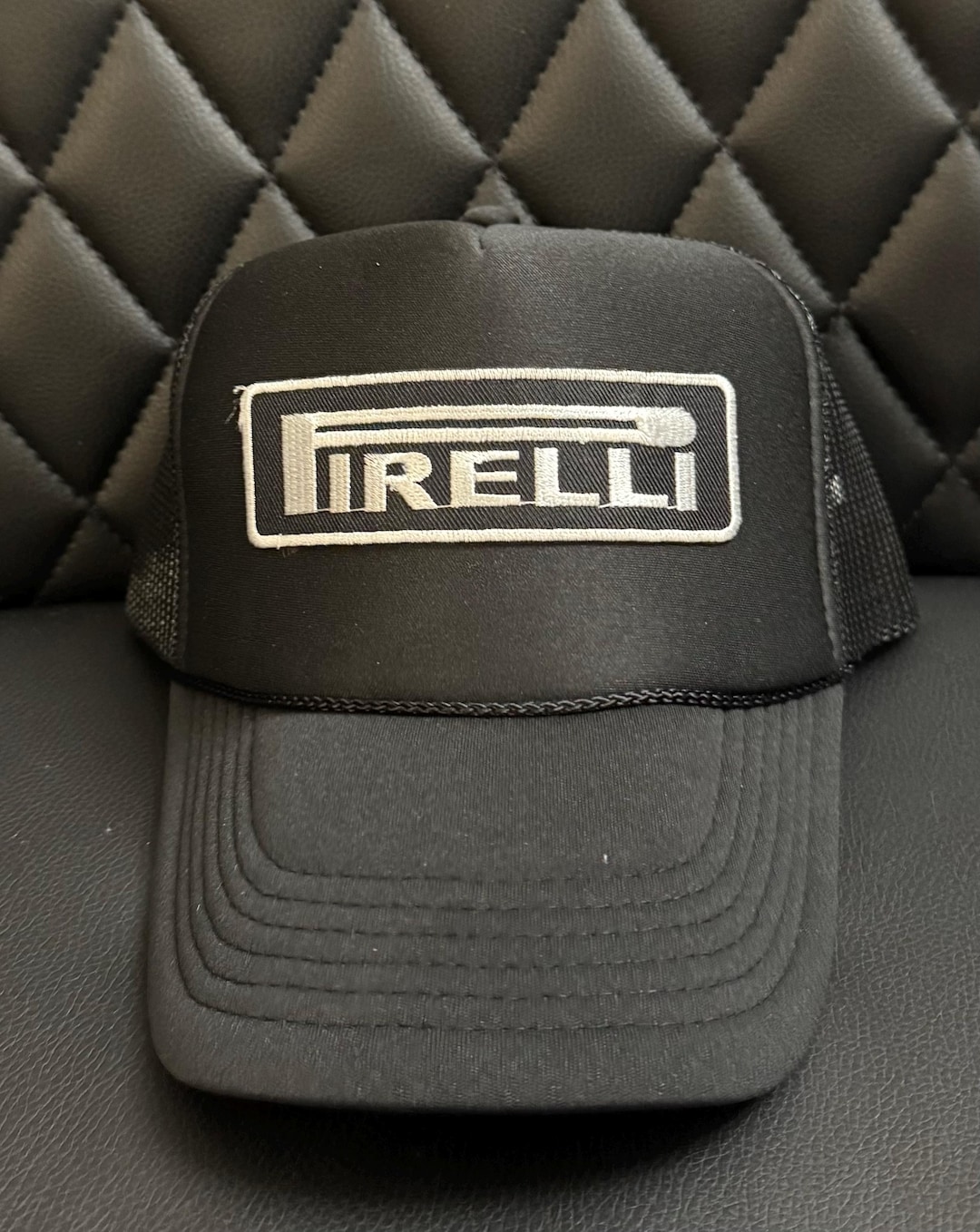 Vintage Patch Trucker Hat - Pirelli Tires - Etsy