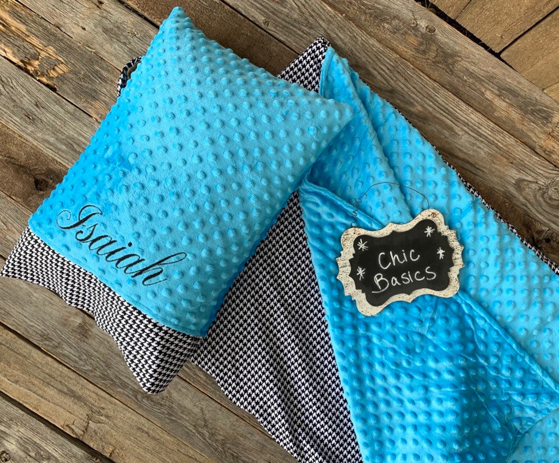 Personalized Kindermat Nap Mat Cover With Attached Minky | Etsy