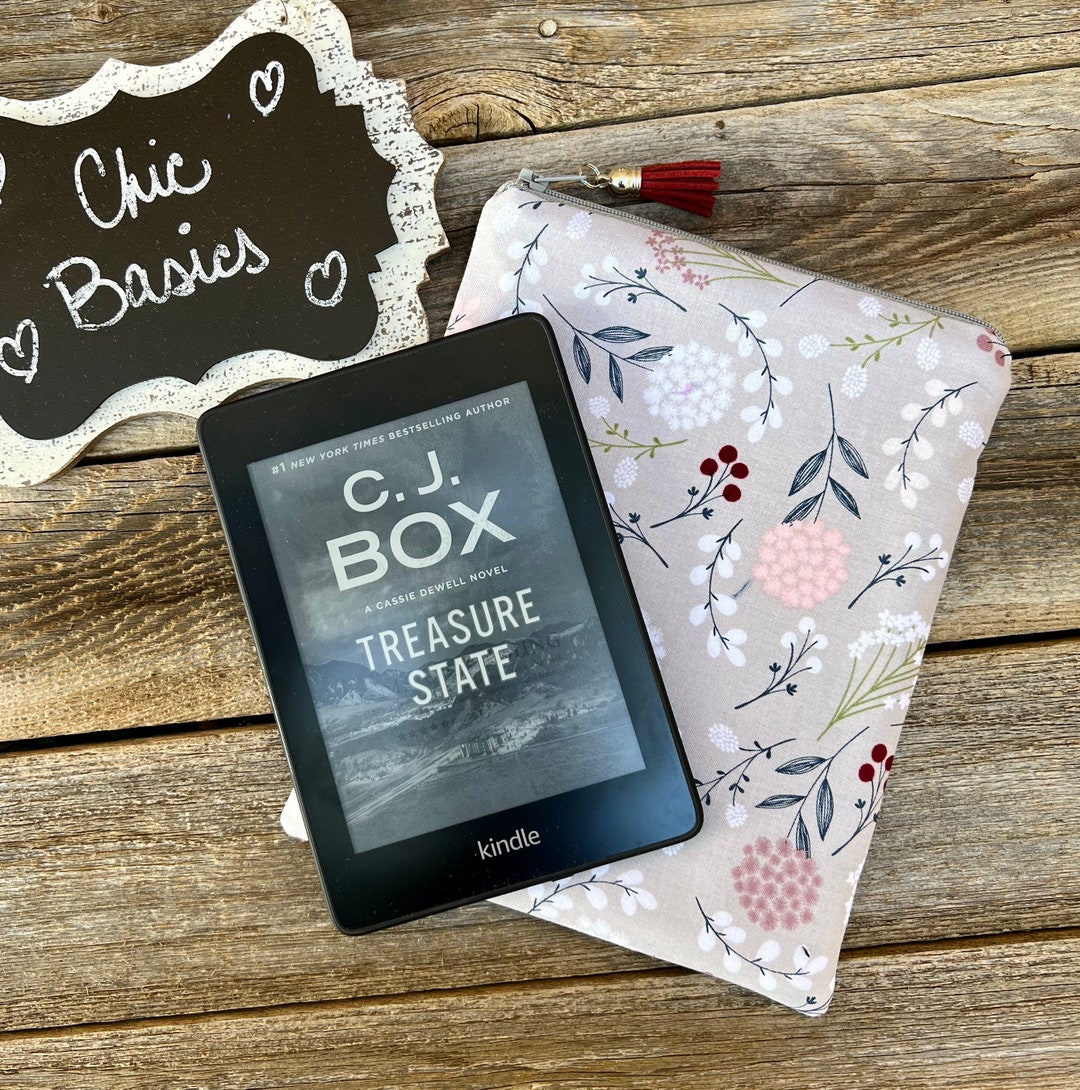 Zippered E-reader Case E-reader Cover 200 Fabric Choices Custom Padded ...