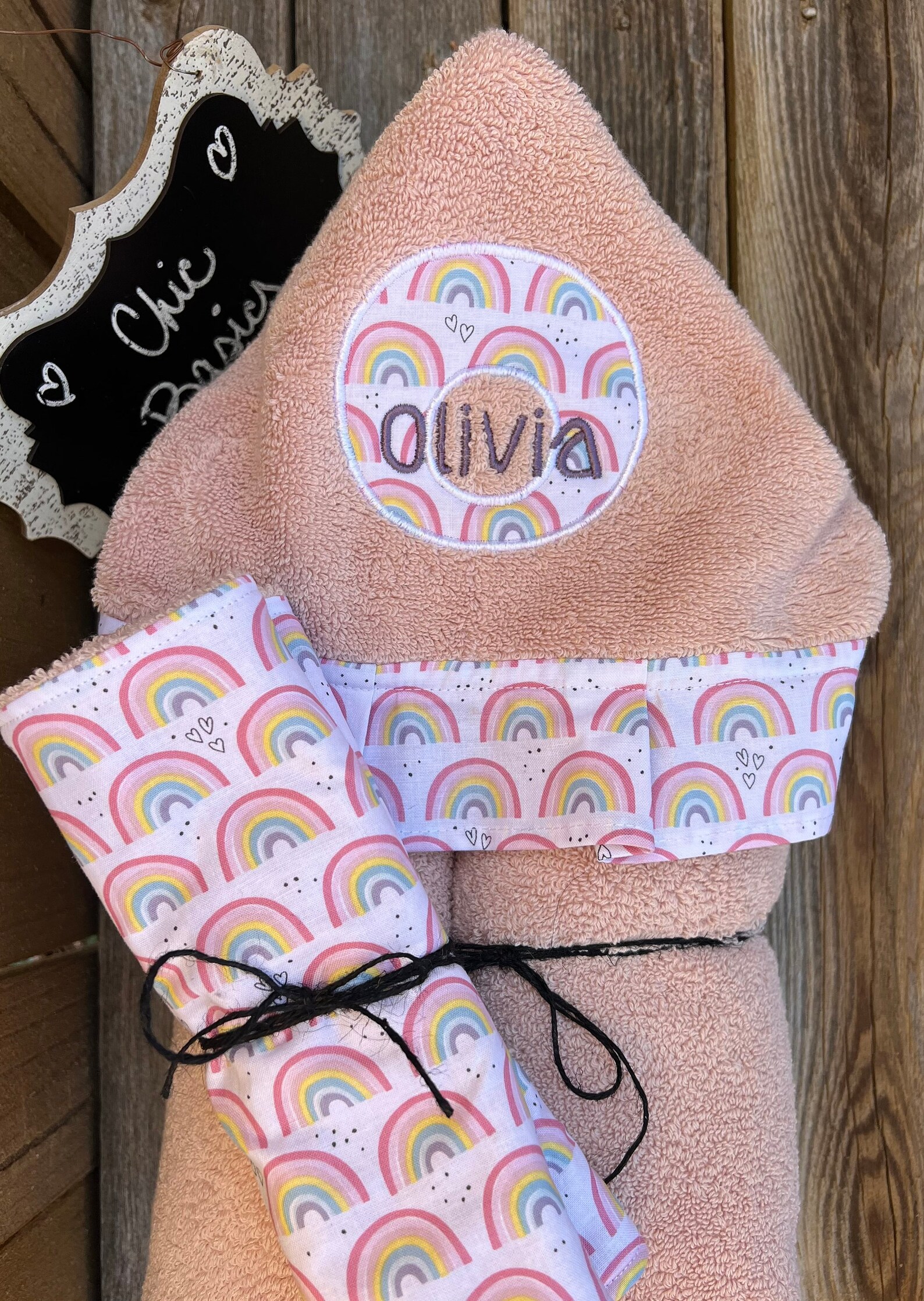 Personalized Hooded Towel Over 200 Fabric Choices Custom - Etsy