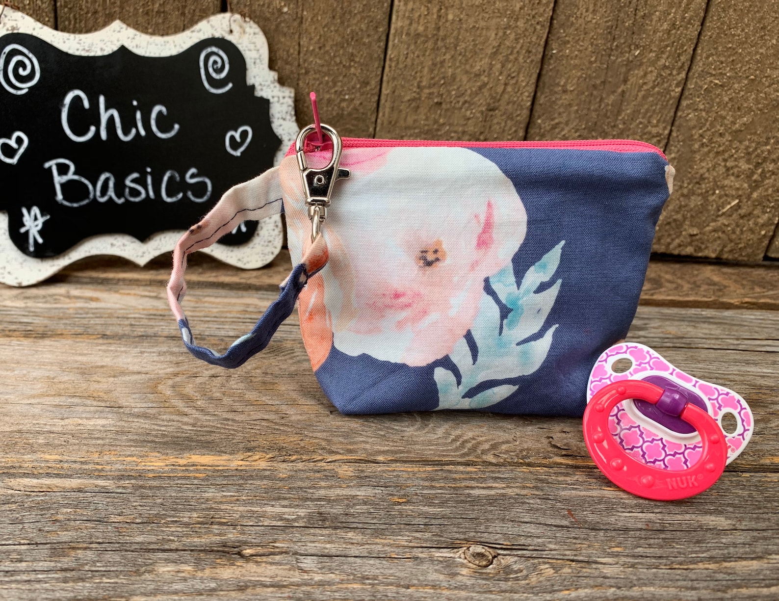 Pacifier Bag Custom Pacifier Pod Small Zipper Pouch - Etsy