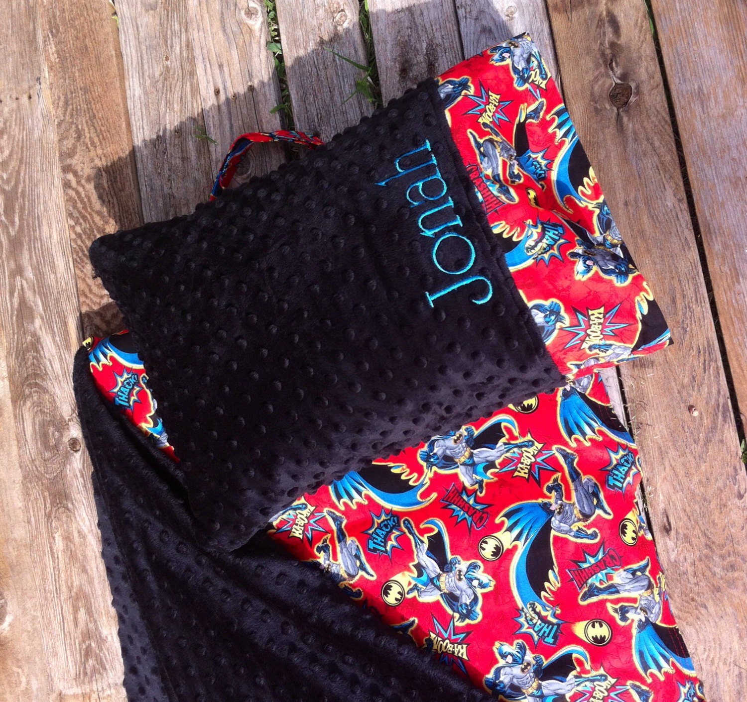 Personalized Nap Mat Cover With Attached Minky Blanket & - Etsy